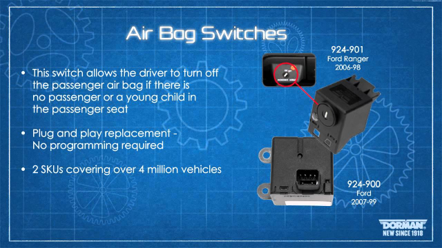 Dorman Passenger Air Bag Switch 924-900 - Advance Auto Parts