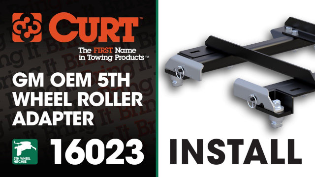 CURT Puck System 5th Wheel Slider Adapter, 20K, Select Silverado ...