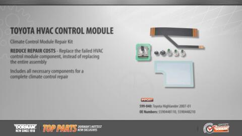 Dorman Climate Control Module Repair Kit 599-040 - Advance Auto Parts