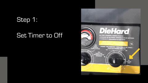 DieHard Gold 200-Amp 12-Volt Manual Wheel Charger: 135 Minute Timer ...