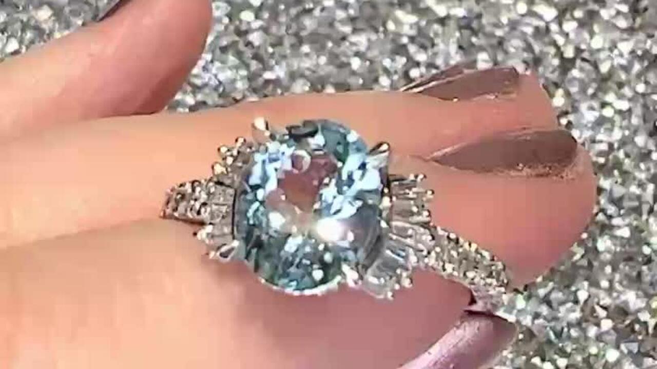 Creatable - Gorgeous Aquamarine Ring - Jared.