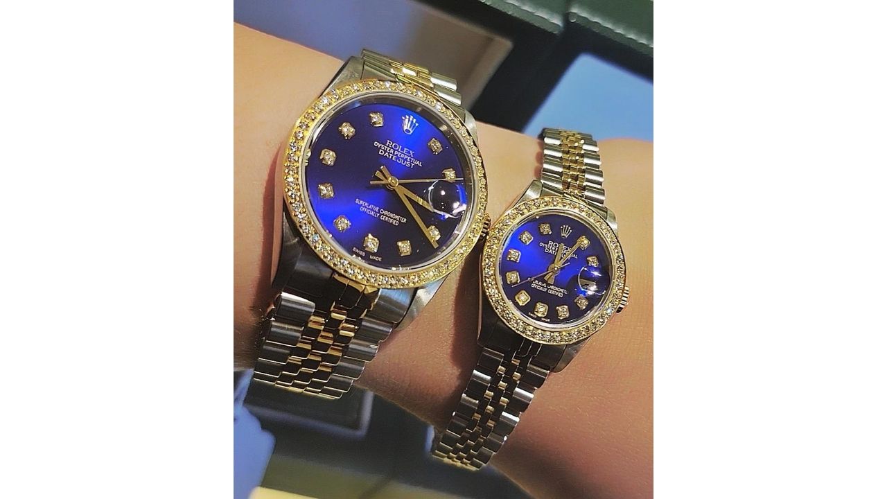 Creatable - His and Hers Certified Pre-Owned Rolex Datejust - Jared.