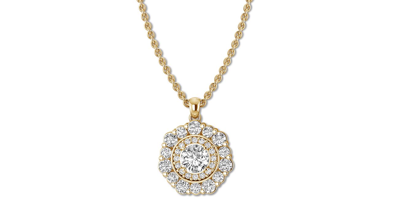 Creatable - Diamond pendant - Jared.