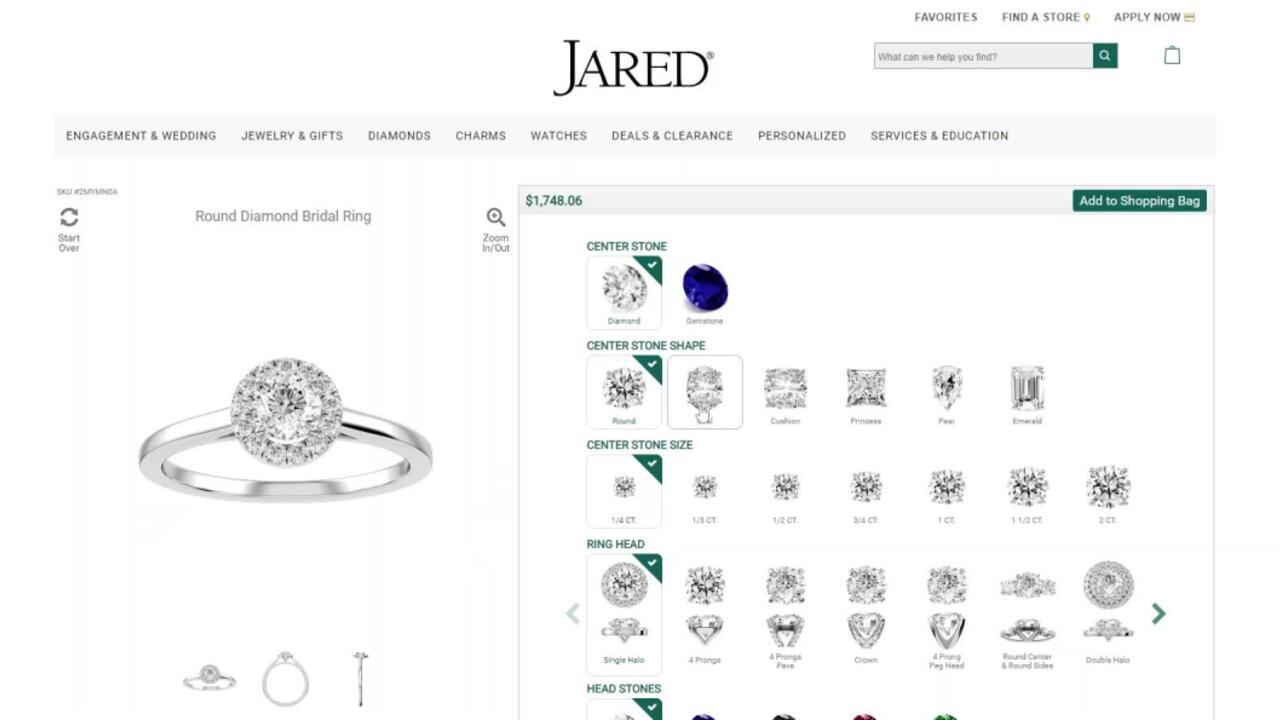 Creatable - Design your ring from your couch! - Jared.