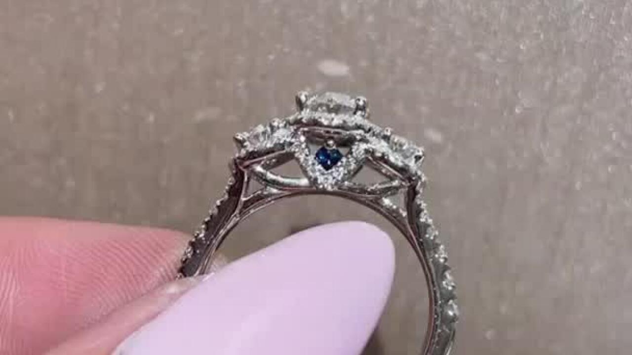 Creatable - vera wang WISH three stone engagement rings - Jared.