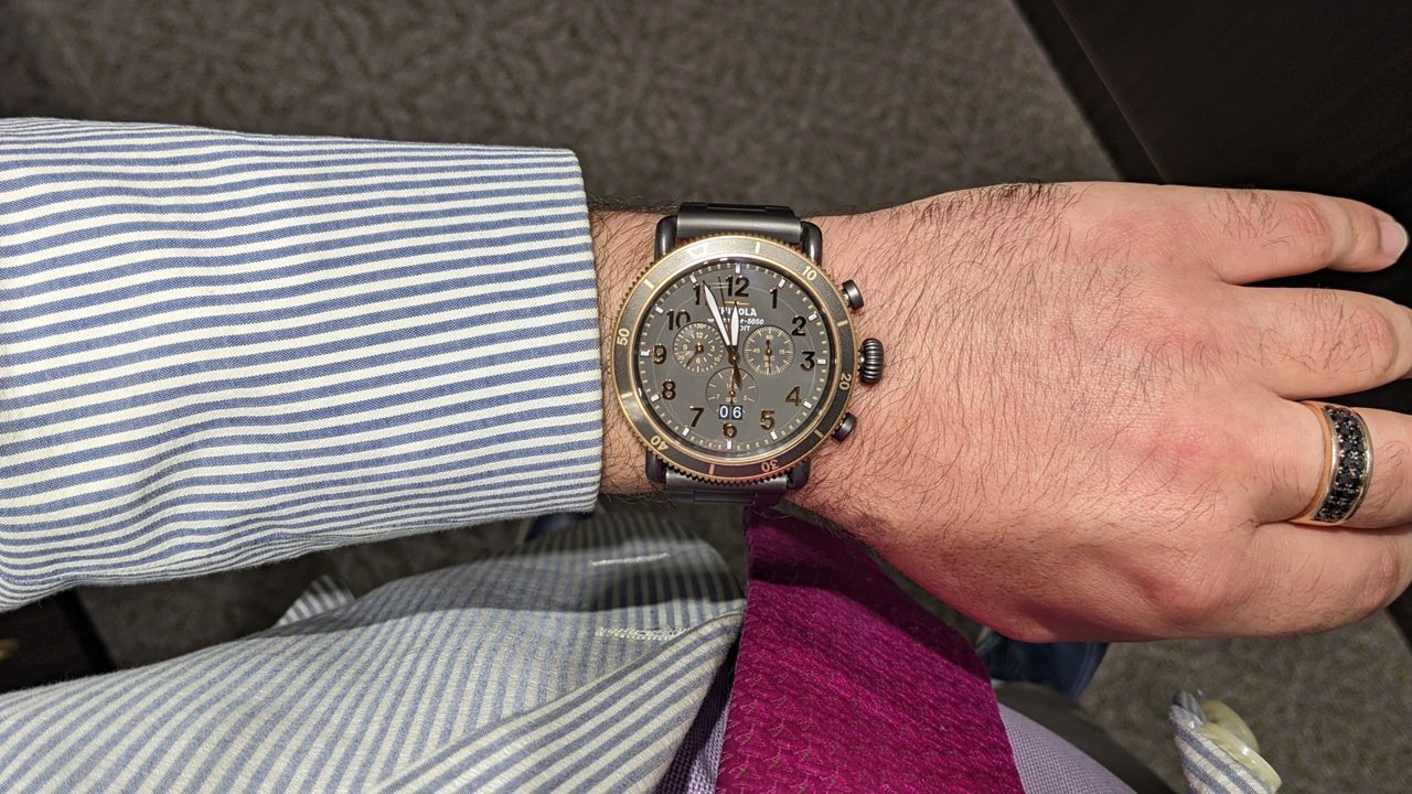 Creatable - Shinola Runwell 48mm Chronograph Watch S0120089903 - Jared.