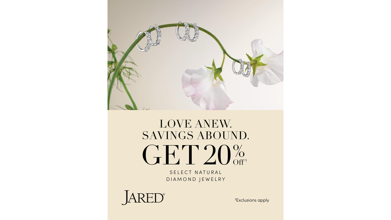 Creatable - 20% Off Select Natural Diamond Jewelry - Jared.