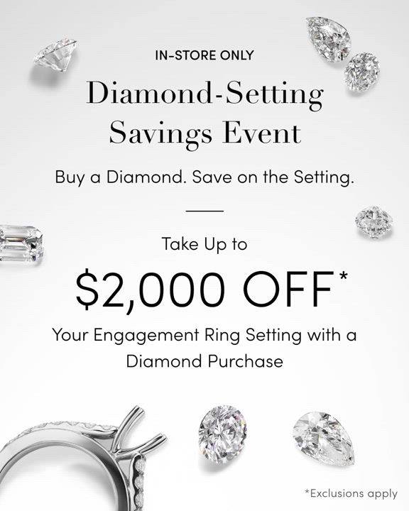 Creatable - Diamond Setting-Savings Event - Jared.