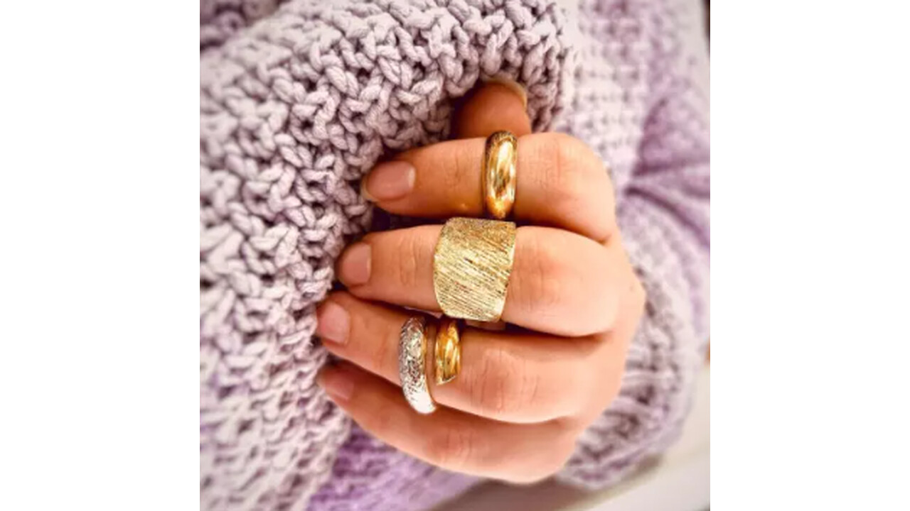 Creatable - Gold Bold rings - Jared.