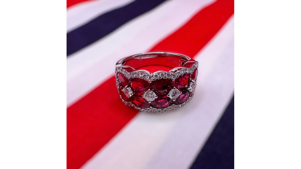 Creatable - Le Vian Natural Ruby & Diamond Ring - Jared.