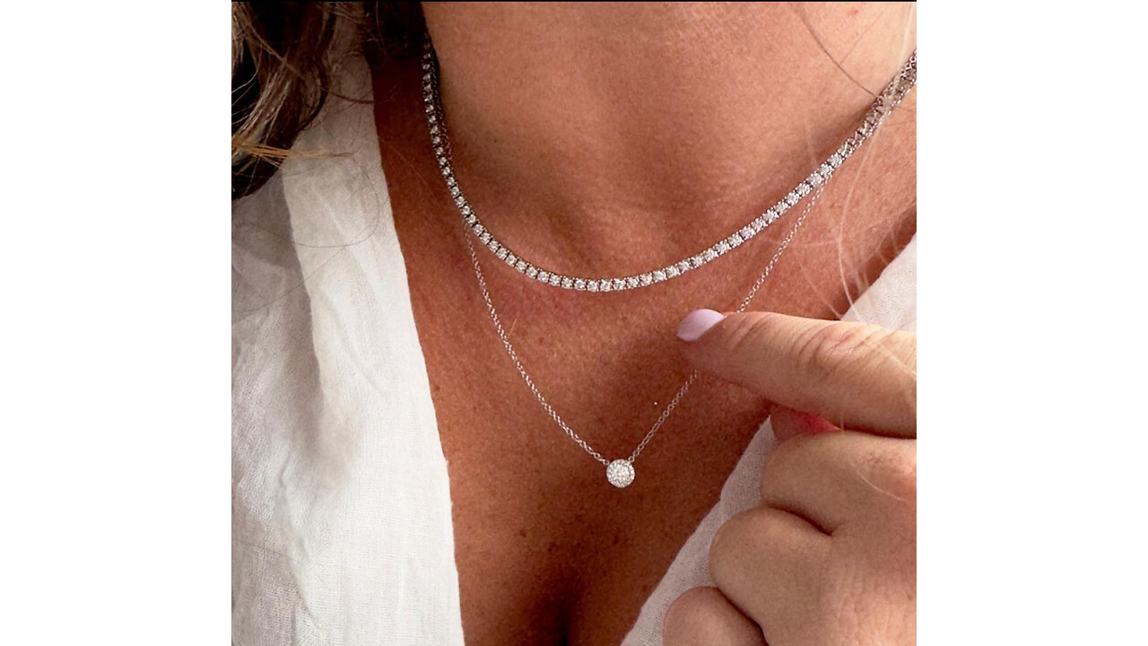 Creatable - Diamond Tennis Necklace - Jared.