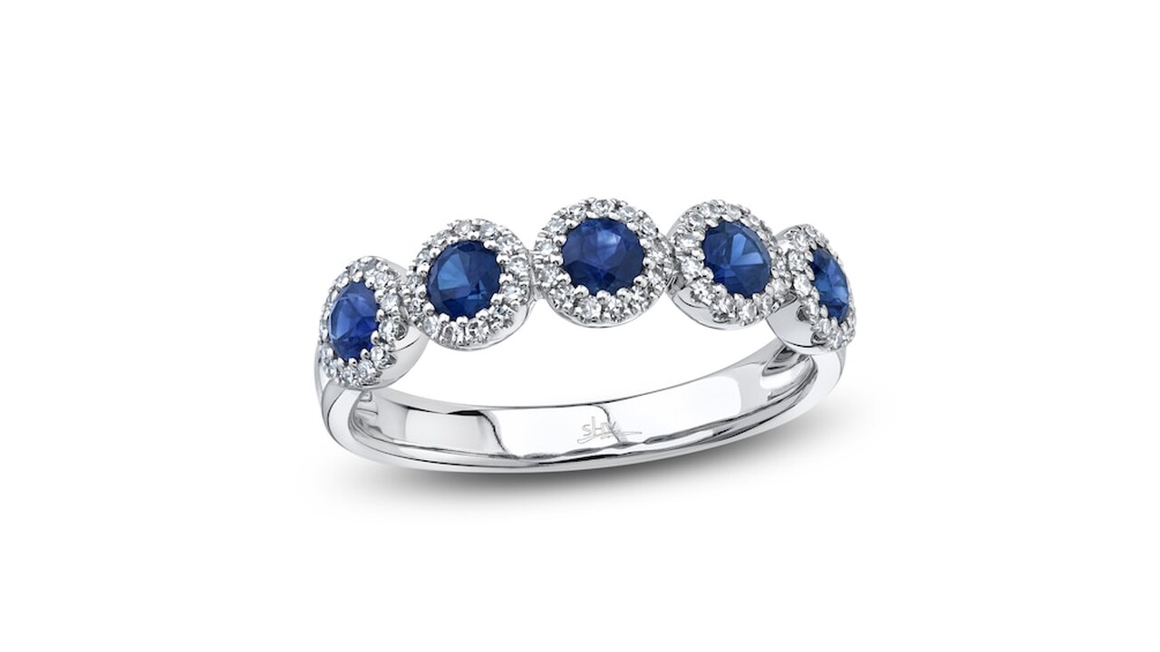 Creatable - Blue Sapphire engagement ring - Jared.