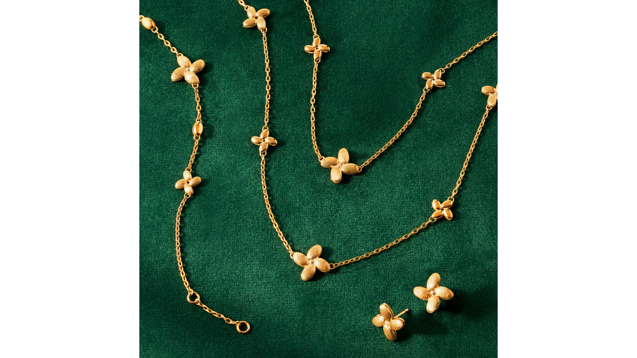 Creatable - Italia D'Oro Satin-Finish Flower - Jared.