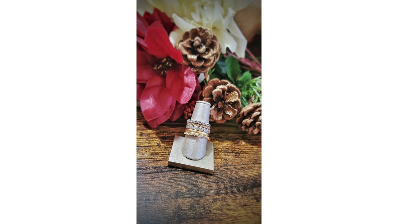 Creatable - Stackable bands for holiday sparkle! - Jared.