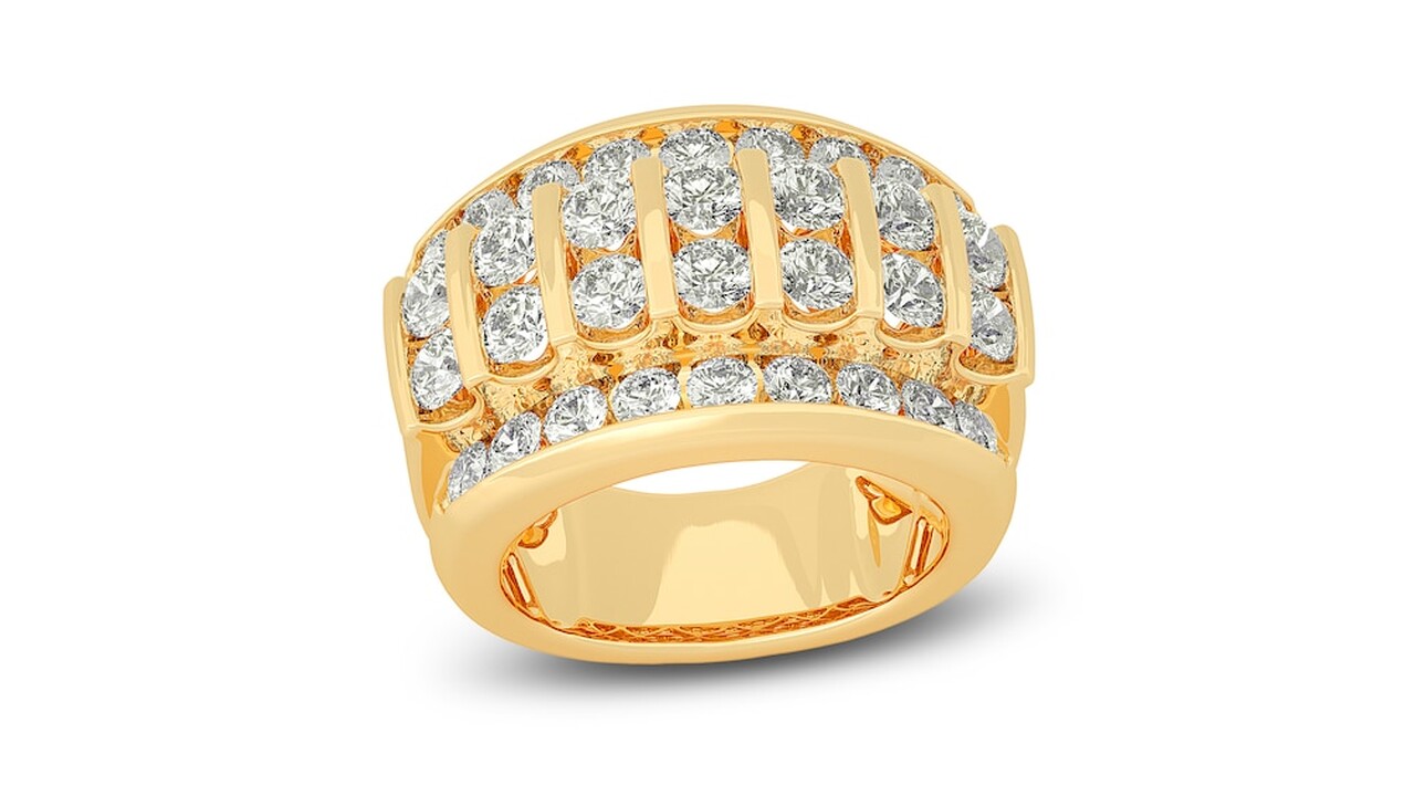 Creatable - Certified lab created diamond men's ring - Jared.