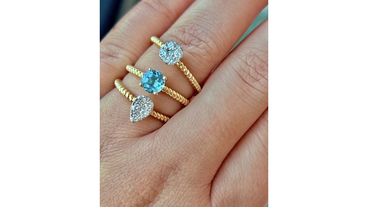 Creatable - Aquamarine Ring - Jared.