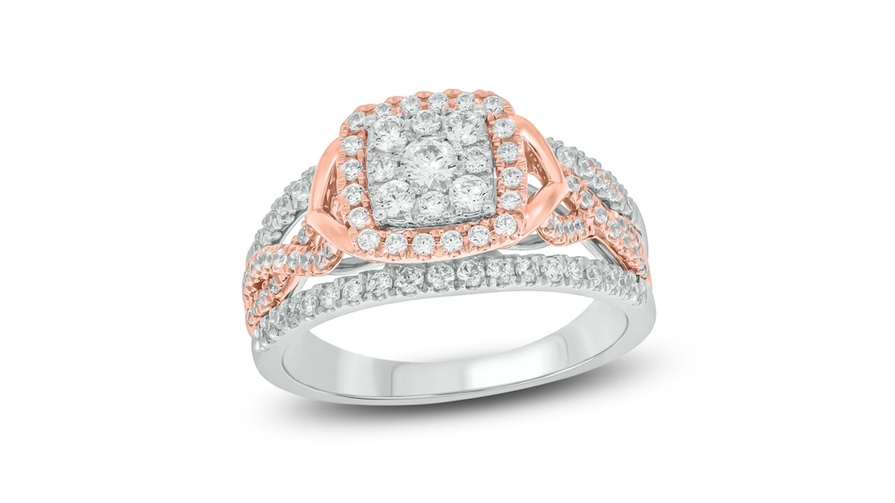 Creatable - Multi diamond engagement ring - Jared.