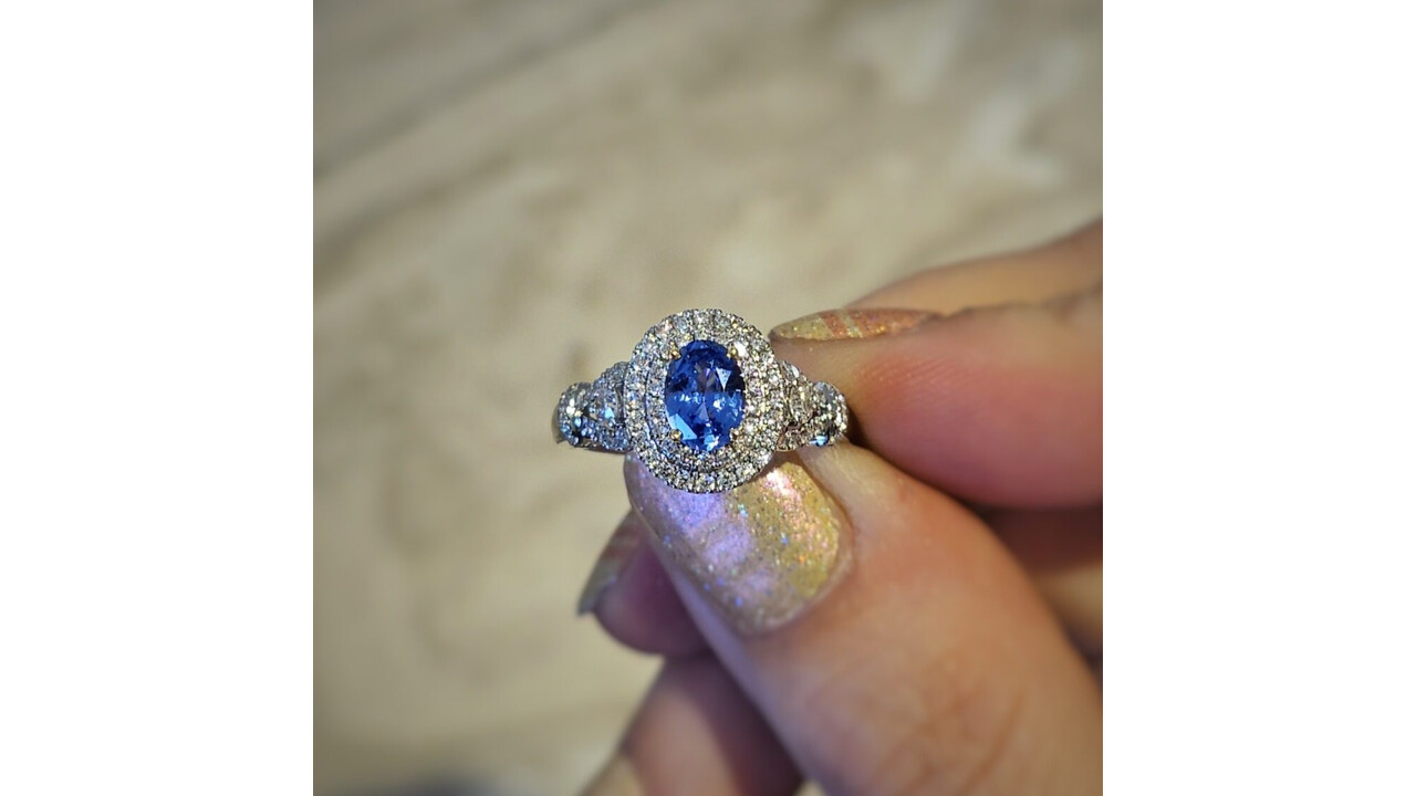 Creatable - Sparkling Natural Blue Sapphire & Diamonds! - Jared.