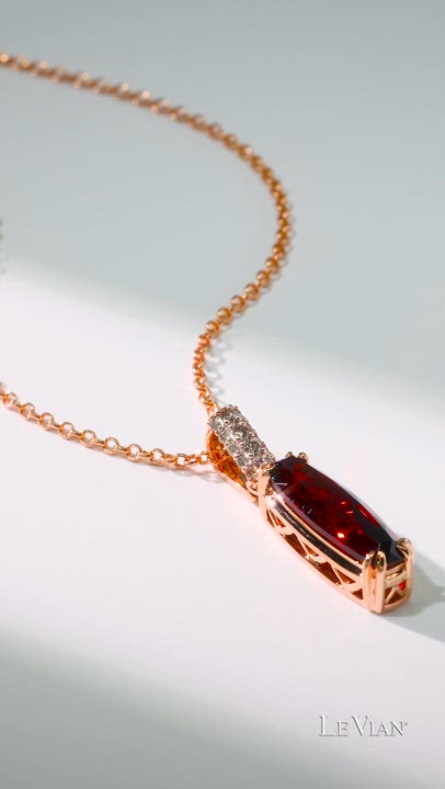 Creatable - Le Vian Silhouette Garnet Focus - Jared.