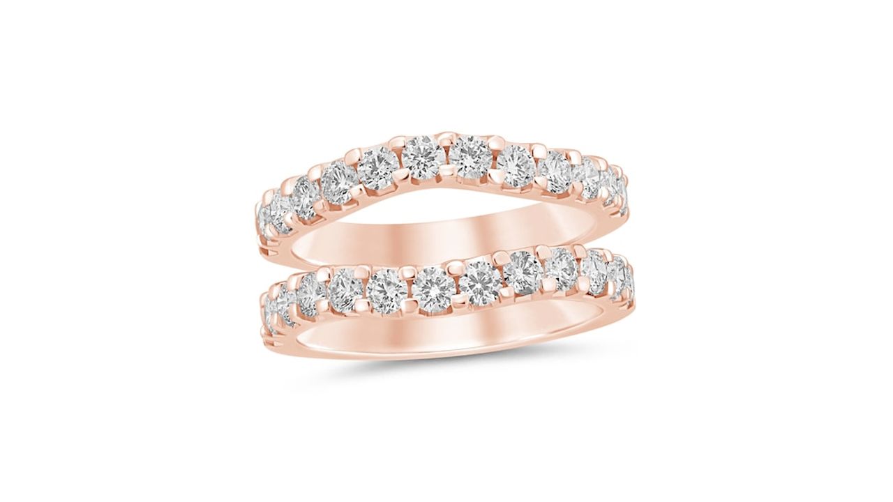 Creatable - Rose Gold Contour Bands - Zales