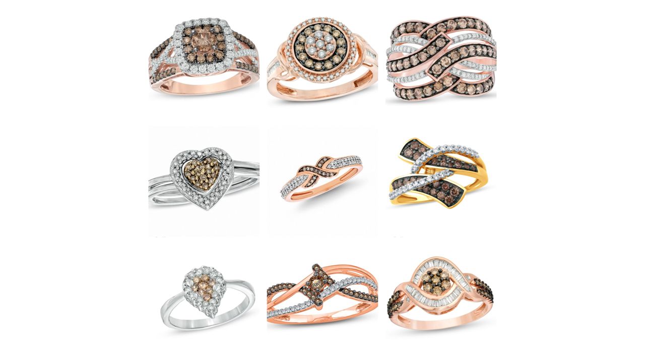 Creatable - Stunning Champagne rings - Zales