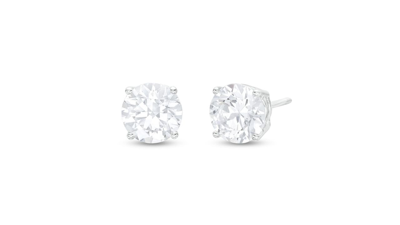 Creatable - Lab-Grown Diamond Stud Earrings - Zales