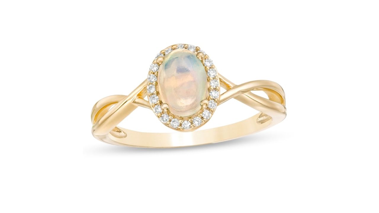 Creatable - Opal, Octobers Birthstone Is Prized For Is Kaleidoscopic Displays Of Fiery ...