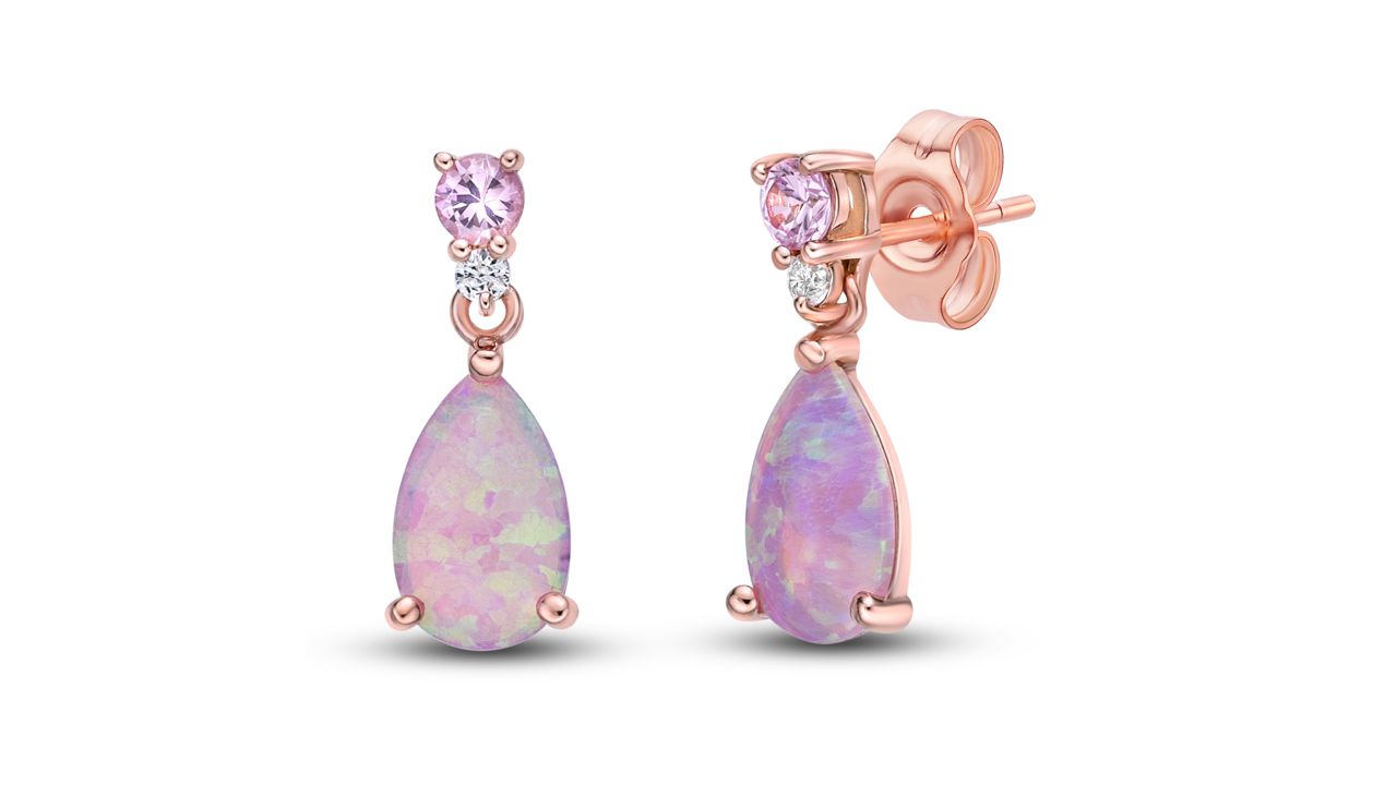 Creatable - Opal earrings - Kay Jewelers.