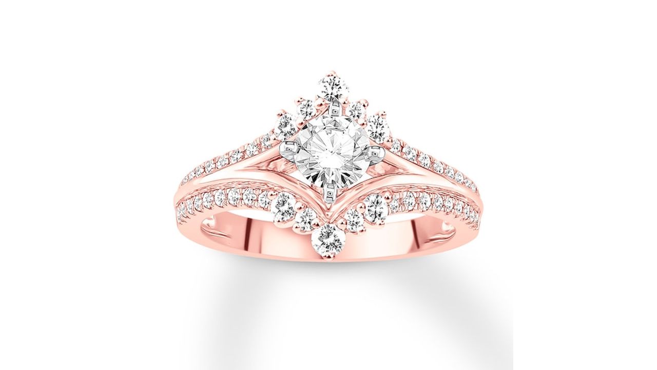 Creatable - Diamond Rose Gold Bridal - Kay Jewelers.