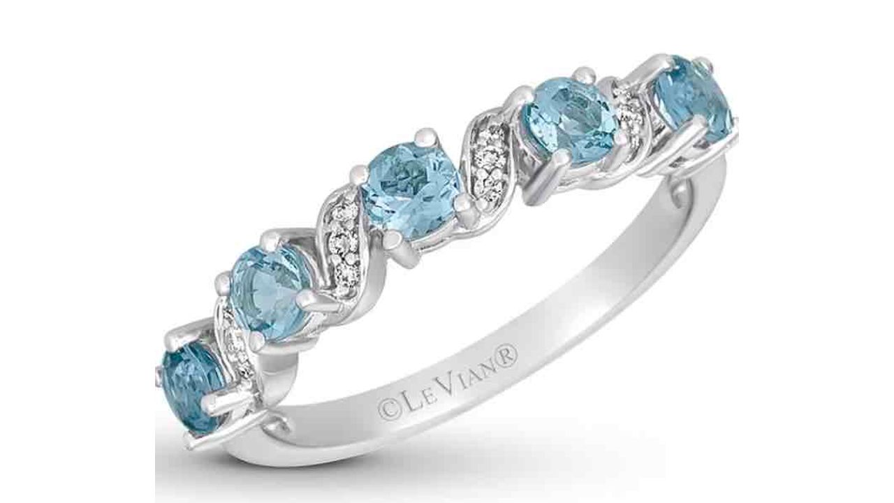 Creatable - Le Vian Aquamarine & Diamond Ring - Kay Jewelers.