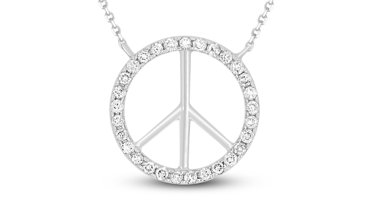 Creatable - Peace Symbol - Known internationally - Kay Jewelers.