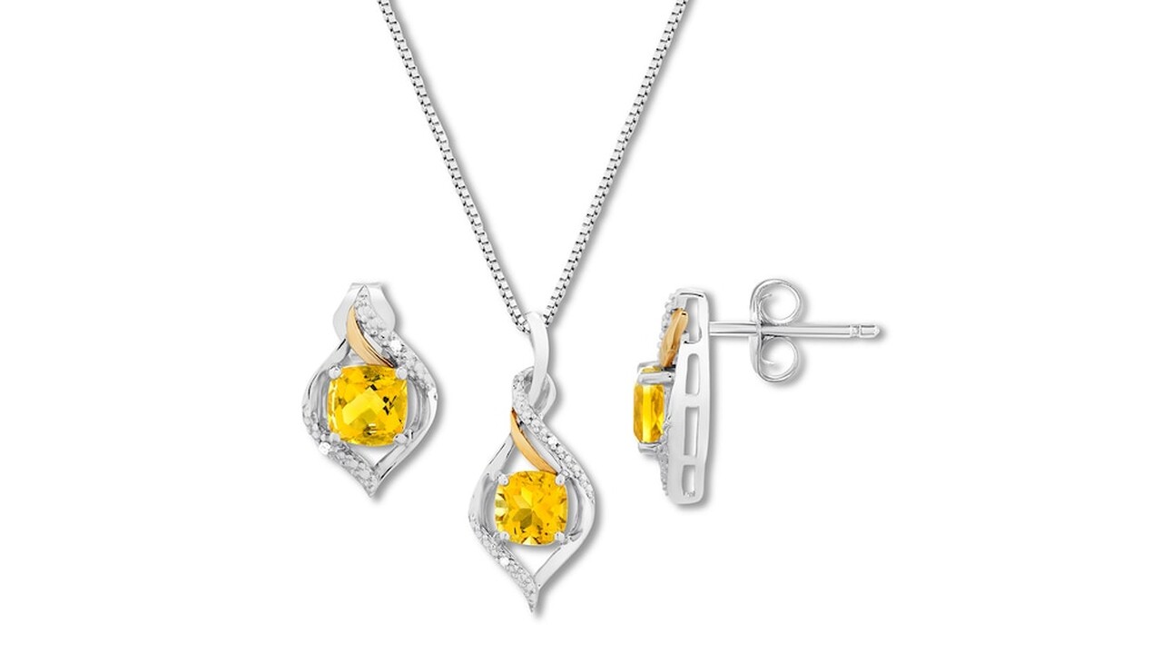 Creatable - Citrine set - Kay Jewelers.
