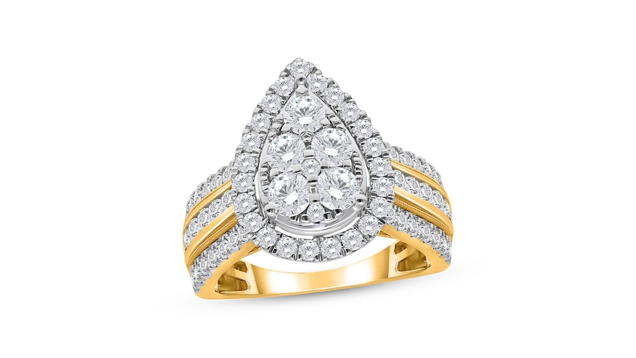 Creatable - Pear shaped engagement rings - Kay Jewelers.