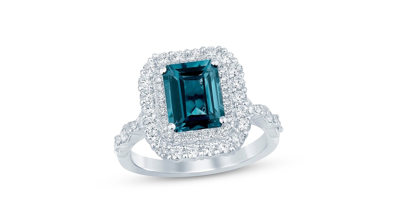 Creatable - Topaz/diamond ring - Kay Jewelers.