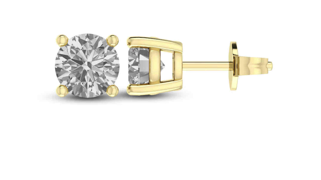 Creatable - Gold stud earrings - Kay Jewelers.