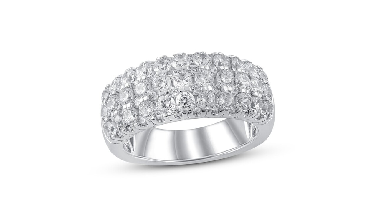 Creatable - Clearance 2.5 ct Lab grown anniversary band - Kay Jewelers.