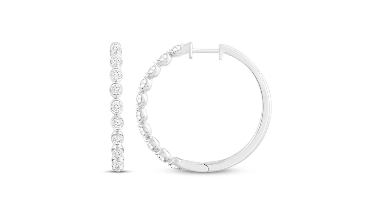 Creatable - Diamond Hoops - Kay Jewelers.