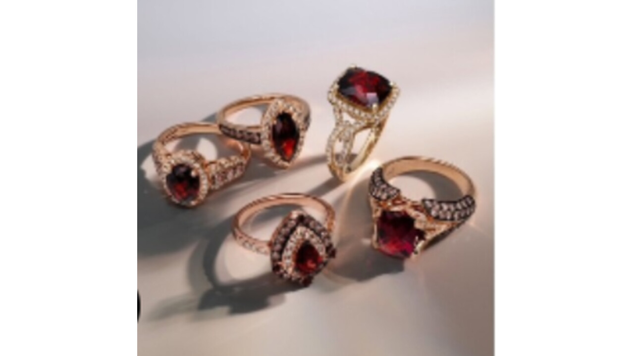 Creatable - Strawberry Gold Garnet Engagement Rings. - Kay Jewelers.