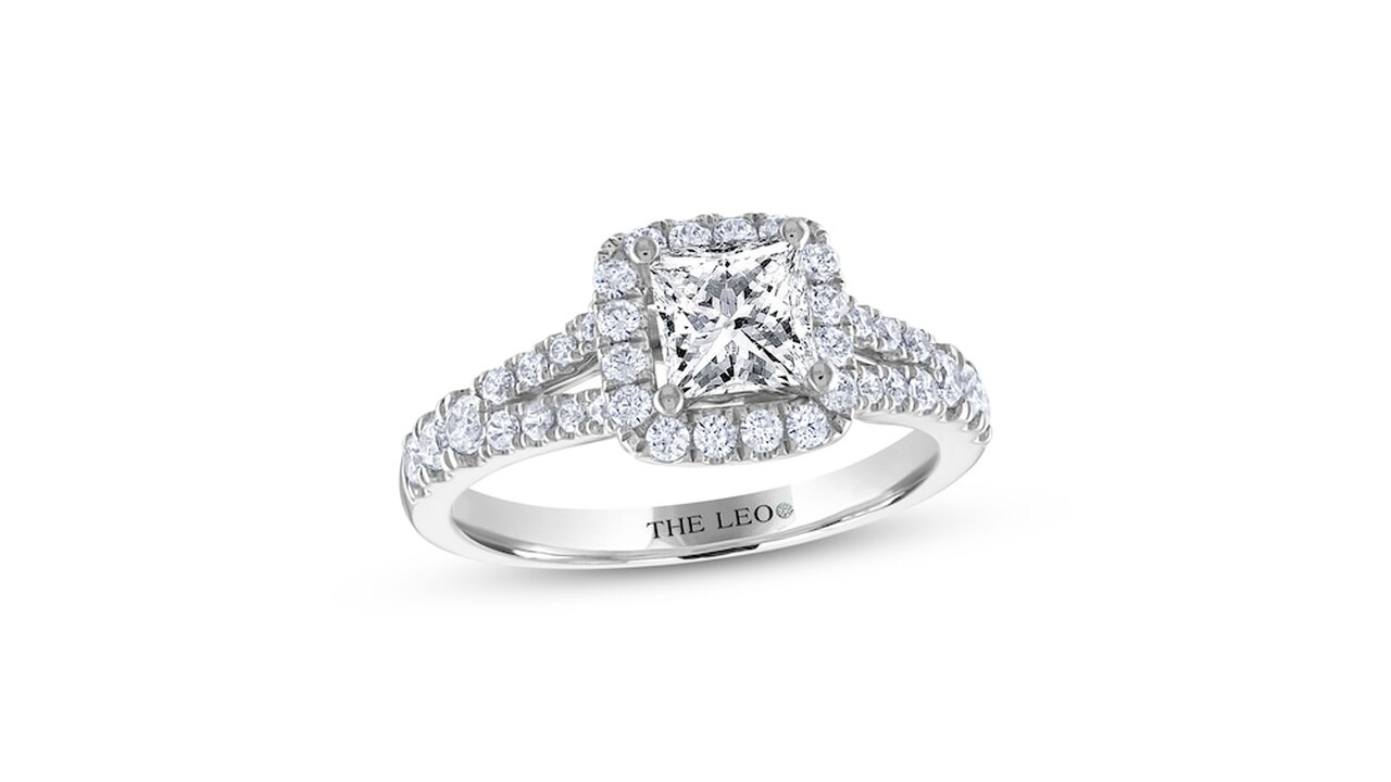 Creatable - 💎THE LEO Diamond Princess-Cut Engagement Ring - Kay Jewelers.