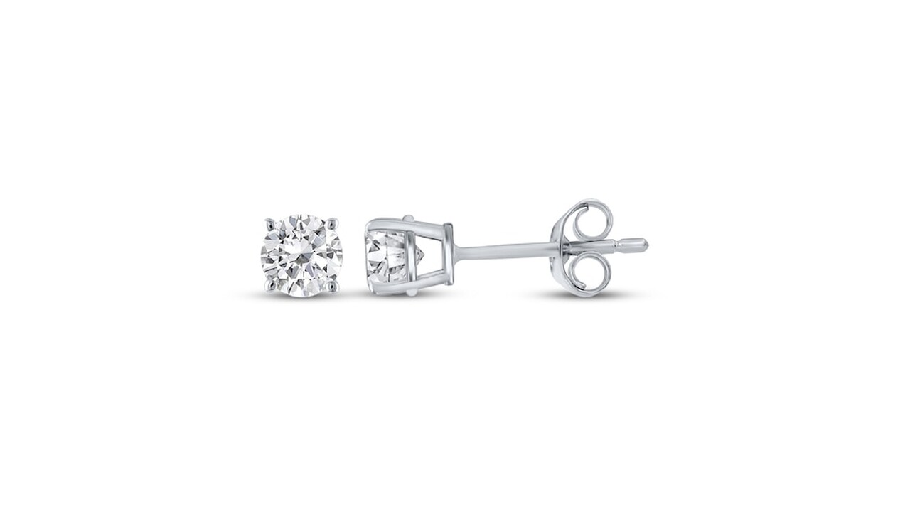 Creatable - Diamond Solitaire Earrings - Kay Jewelers.