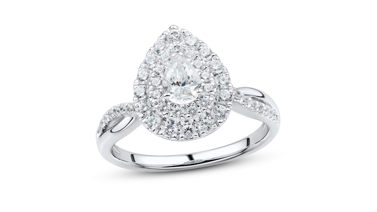 Creatable - Pear Shaped engagement ring - Kay Jewelers.
