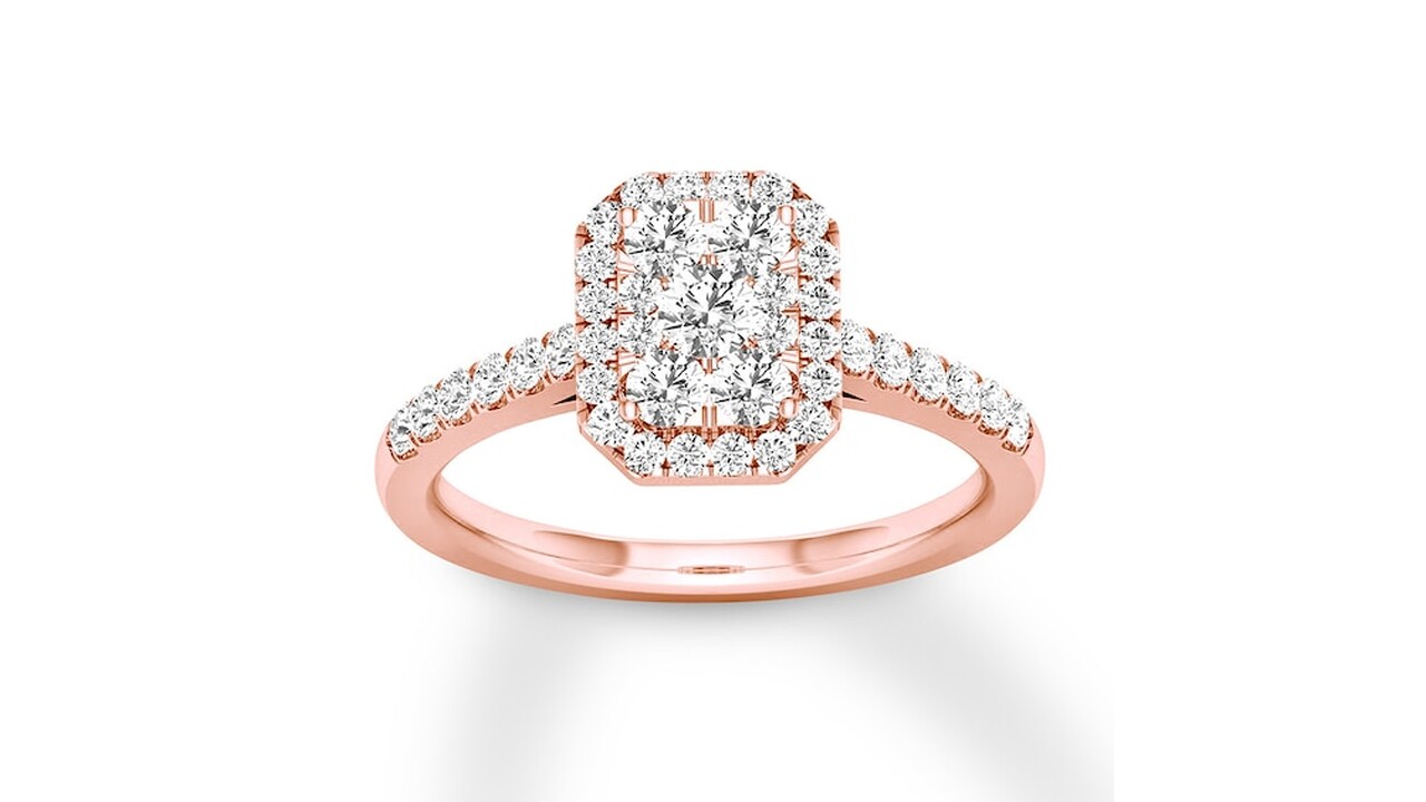 Creatable - Now + Forever Rose Gold Engagement Rings - Kay Jewelers.