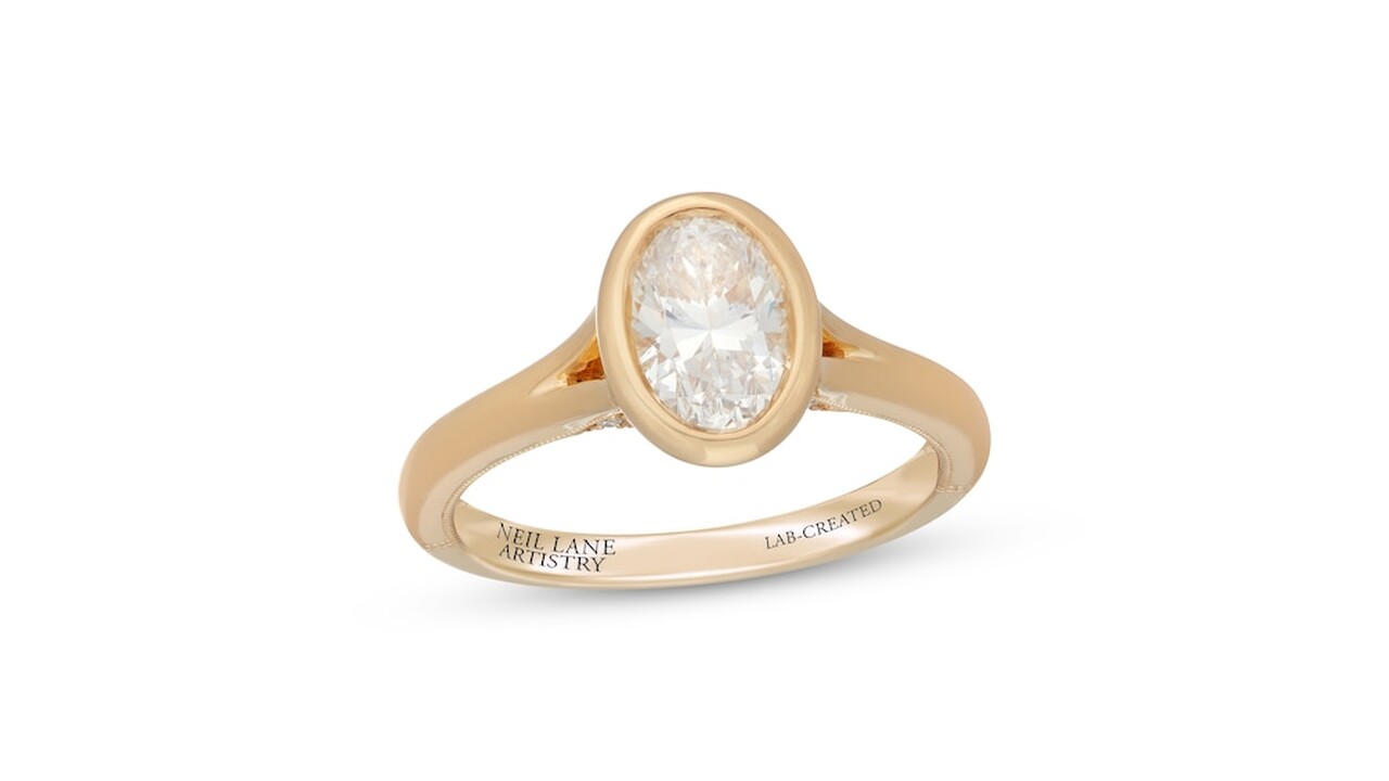 Creatable - 💍 Lab-Grown Diamond Bezel-Set Engagement Ring! - Kay Jewelers.