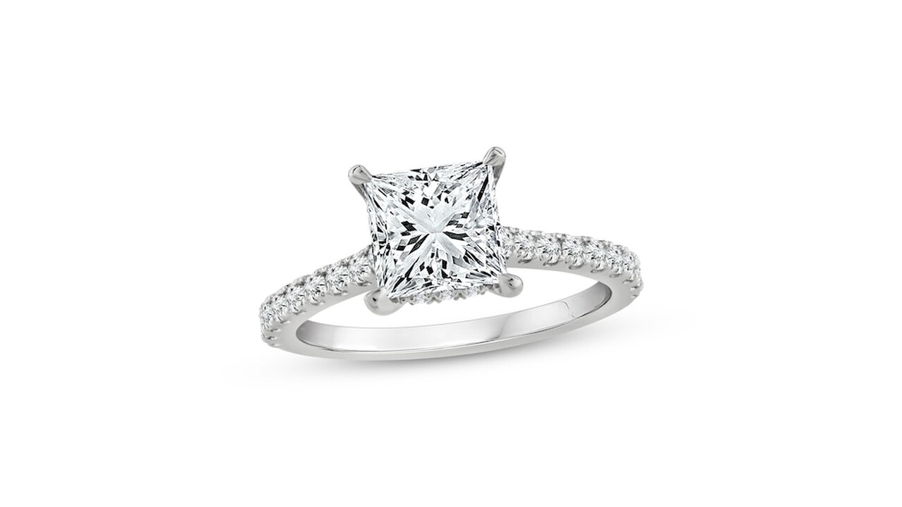 Creatable - Princess Cut Engagement Rings - Kay Jewelers.