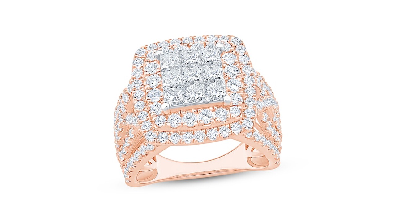 Creatable - The Beautiful Rose Gold Bridal Set - Kay Jewelers.