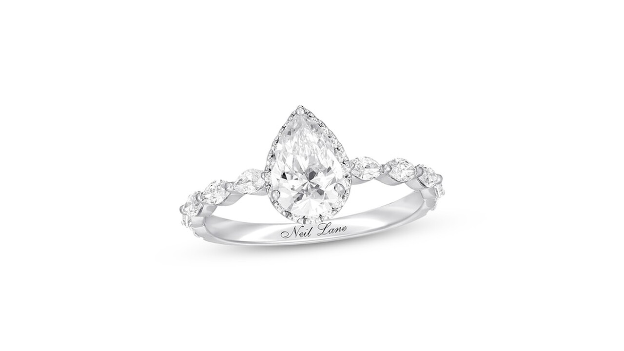 Creatable - Pear and Oval twist Engagement rings under $6000 - Kay Jewelers.