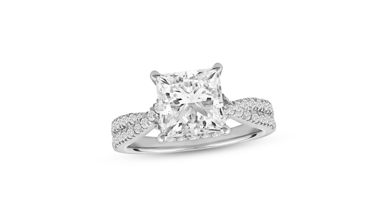 Creatable - Princess cut sparkling savings ring - Kay Jewelers.