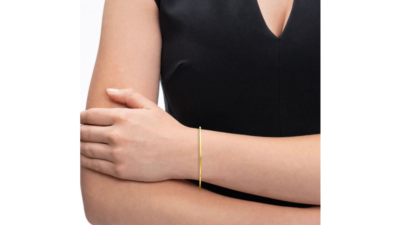 Creatable - Bangle Bracelet 14K Yellow Gold - Kay Jewelers.