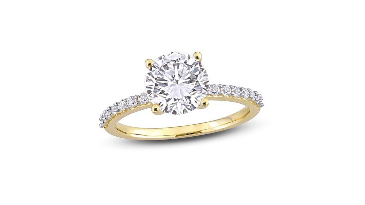 Creatable - Yellow Gold White Sapphires - Kay Jewelers.
