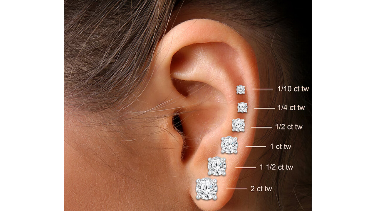 Creatable - Natural Diamond Round Solitaire Earrings - Kay Jewelers.